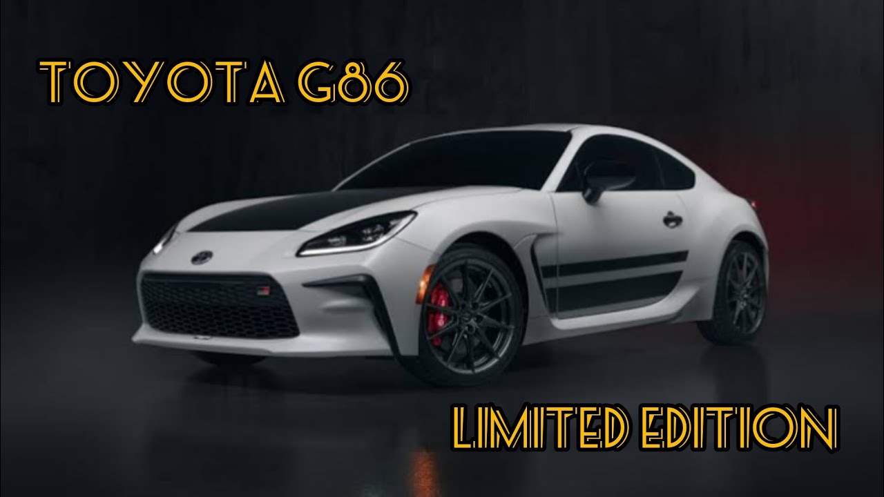 TOYOTA G86 ""LIMITED EDITION"" - YouTube