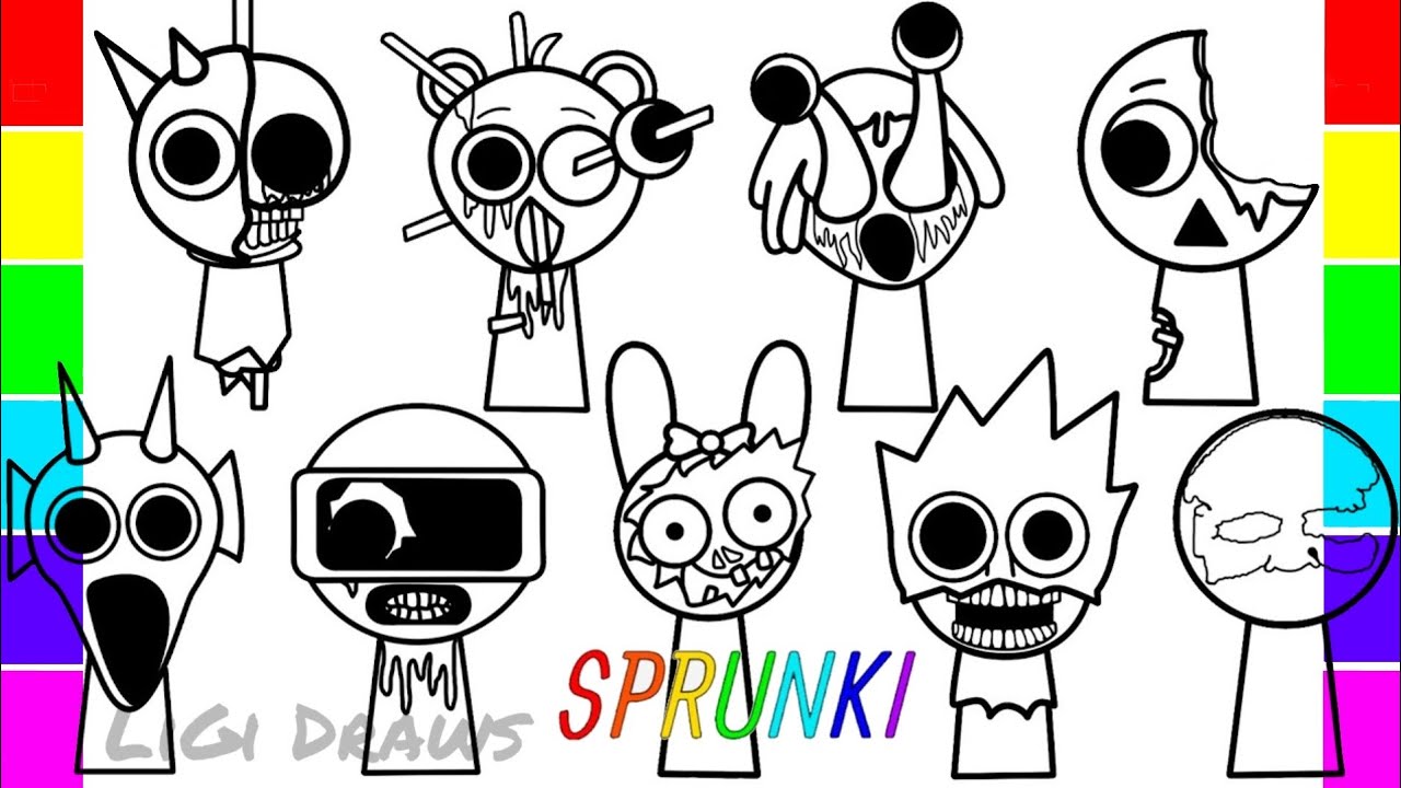 Incredibox Sprunki New Coloring Pages / How to Color Sprunki Horror ...