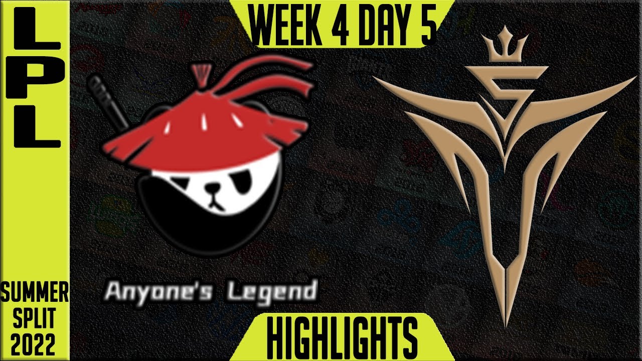 AL vs V5 Highlights | LPL Summer 2022 W4D5 | Anyones Legend vs Victory ...