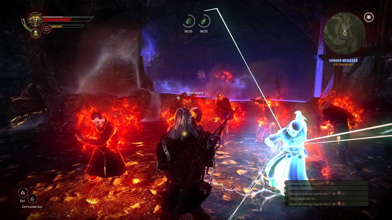 The Witcher 2: Maxed out Mage Class - YouTube