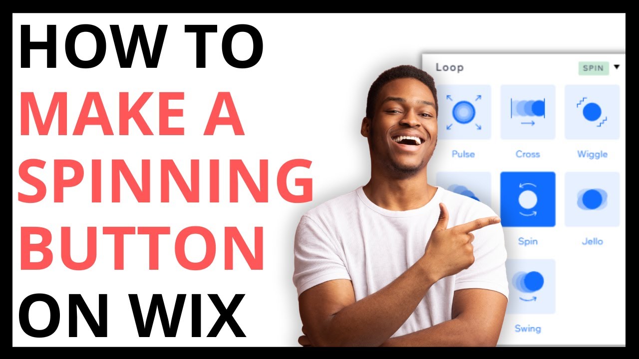 How to Make a Spinning Button on Wix [QUICK GUIDE] - YouTube