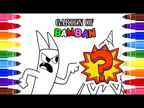 🤪 Garten of Banban 3 || How to color Banban & Nabnab || New Coloring ...