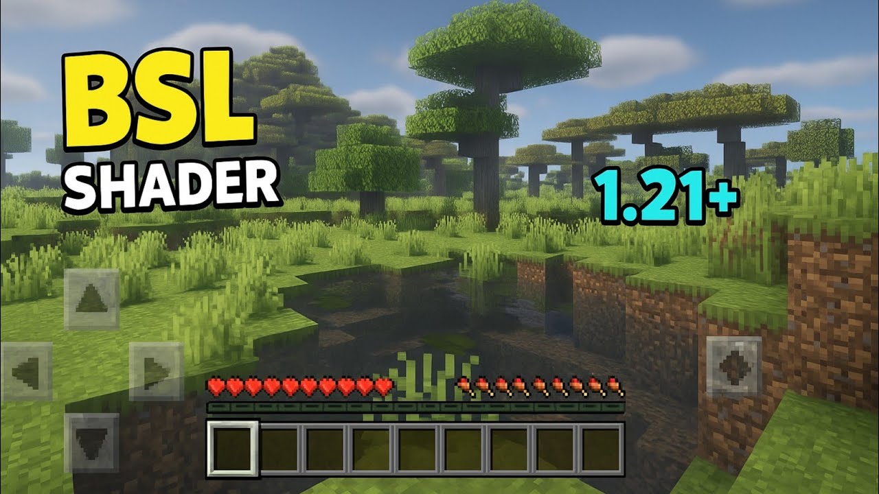 New😍BSL Shader For Minecraft PE 1.21+ | Best Shader For MCPE Low End ...