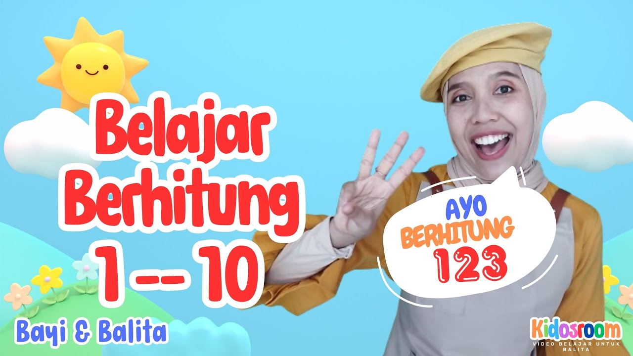 BELAJAR BERHITUNG 1-10, MENGENAL ANGKA UNTUK BAYI DAN BALITA, BERMAIN ...
