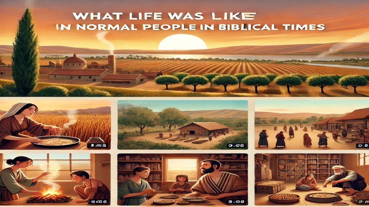 What Life Was Like For Normal People In Biblical Times | Living In The ...