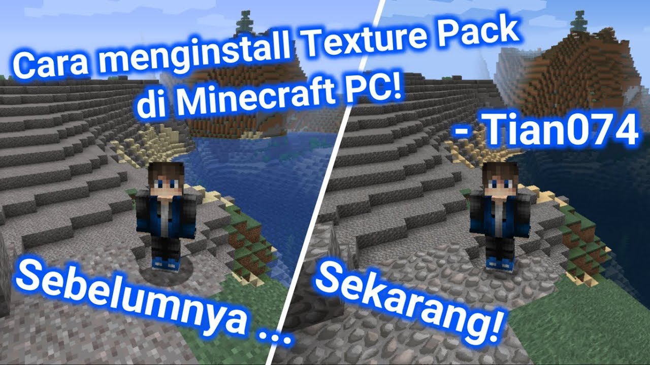 Cara Menginstall Texture Pack&Resource Pack Di Minecraft PC! - YouTube