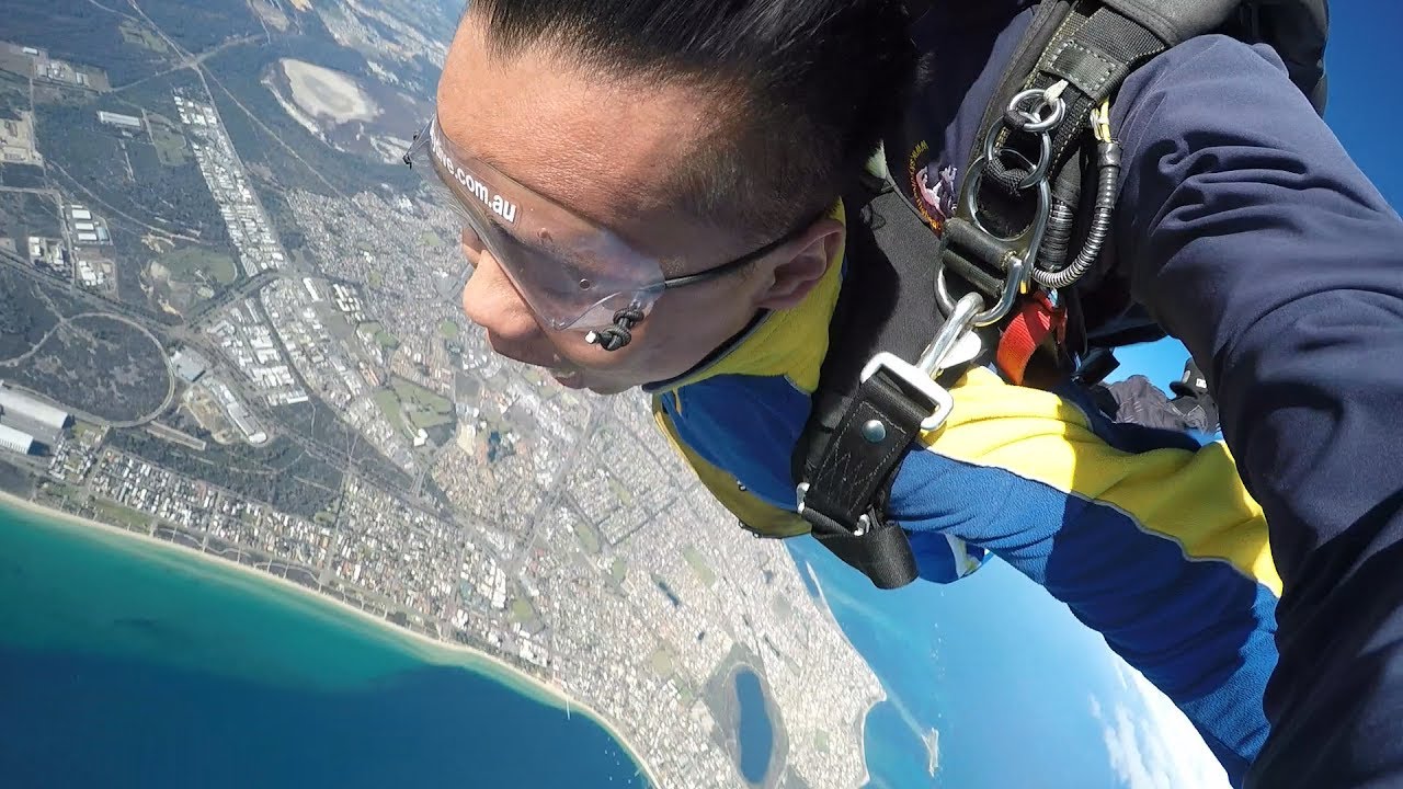 14,000 ft Skydive, Rockingham, Perth - YouTube