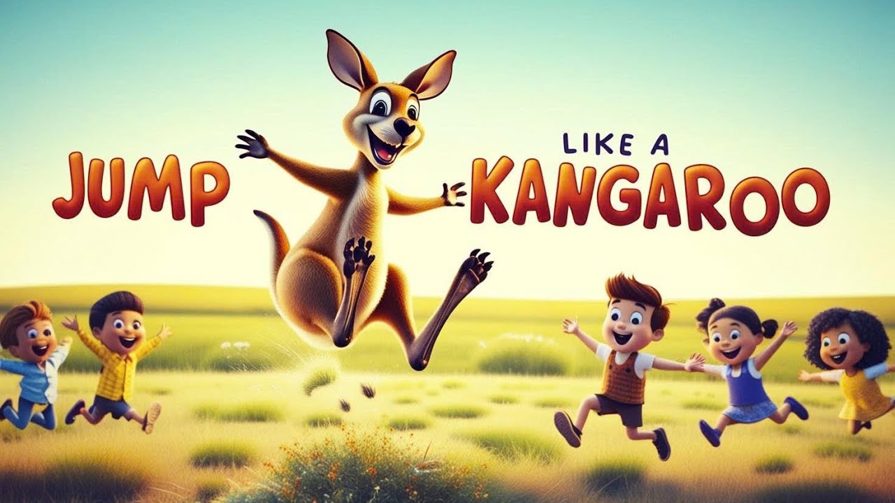 🦘 Jump Like a Kangaroo! | Fun Kids’ Dance & Movement Song | Sing & Move ...