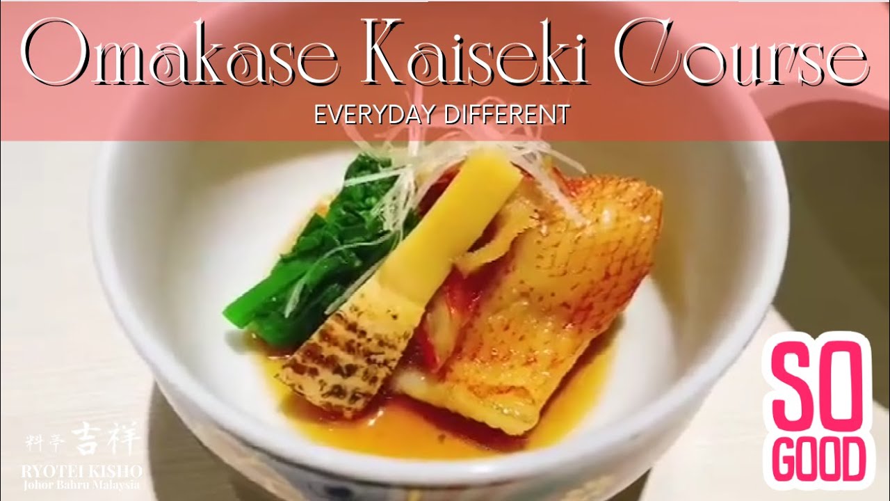 Latest Omakase Kaiseki Course - Popular, Everyday different - YouTube