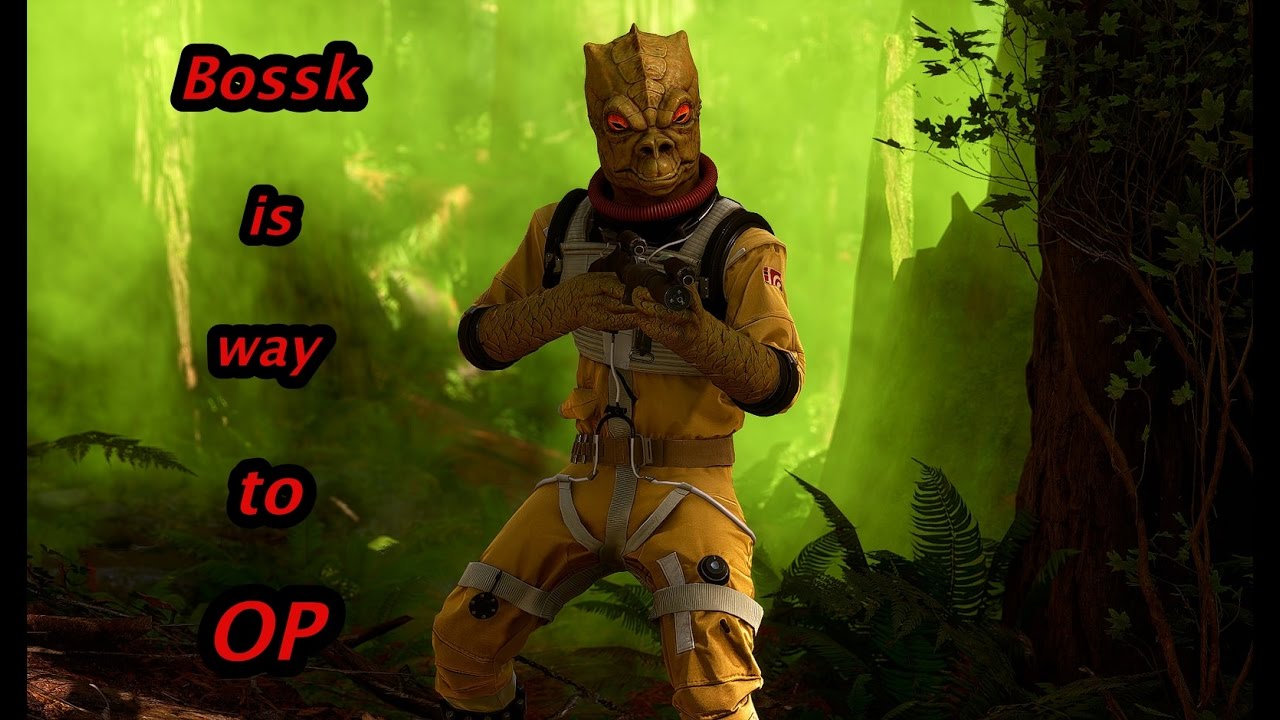 Star Wars Battlefront: Bossk kills all three Heros in 20 sek!!! - YouTube
