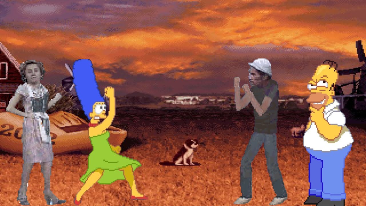 [KOF MUGEN] Don Ramon & Homer Simpson vs. Marge Simpson & Doña Florinda ...
