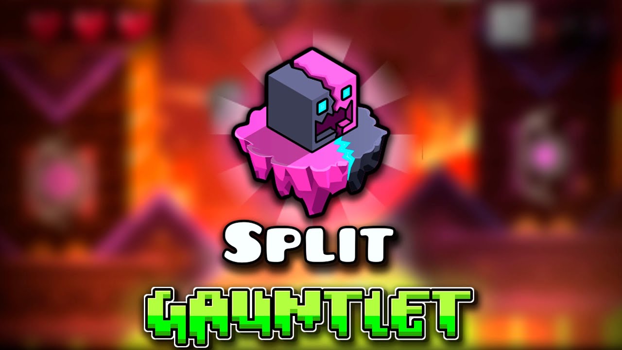 Split gauntlet rewards [Geometry dash 2.2] - YouTube