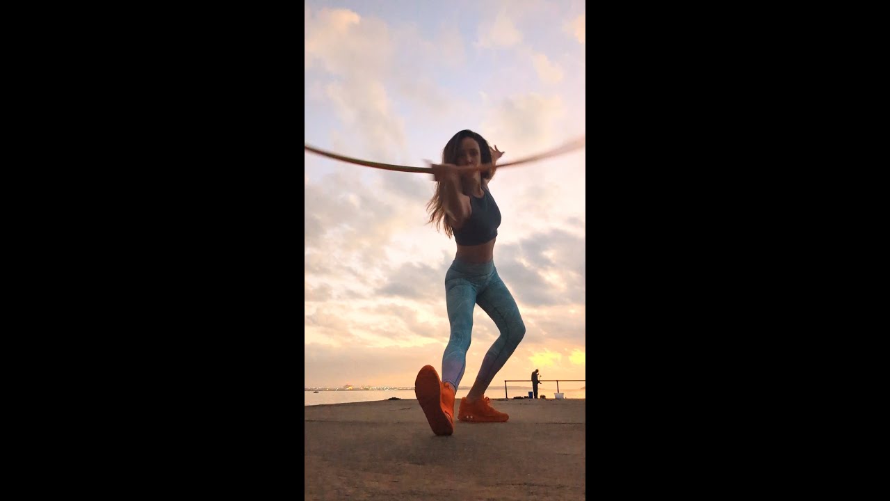 STAY (SPED UP) HIKO | SPINJOY SUNRISE HULA HOOP DANCE - YouTube