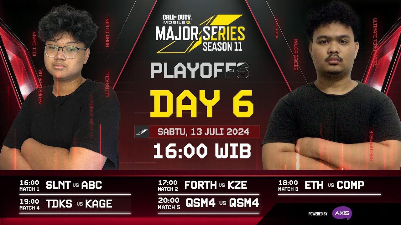 CODM Major Series Season 11 - Playoff Day 6 l Garena Call of Duty ...