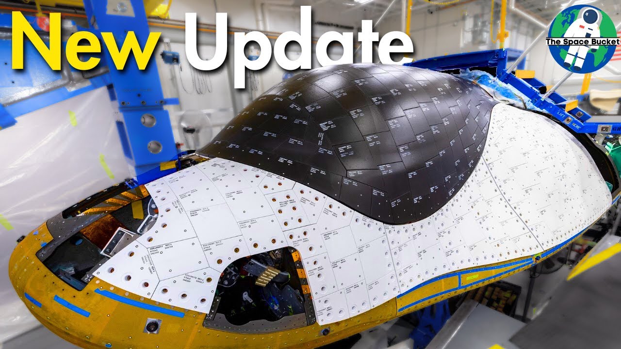 Dream Chaser Tenacity’s Heat Shield Is Just About Fully Installed - YouTube