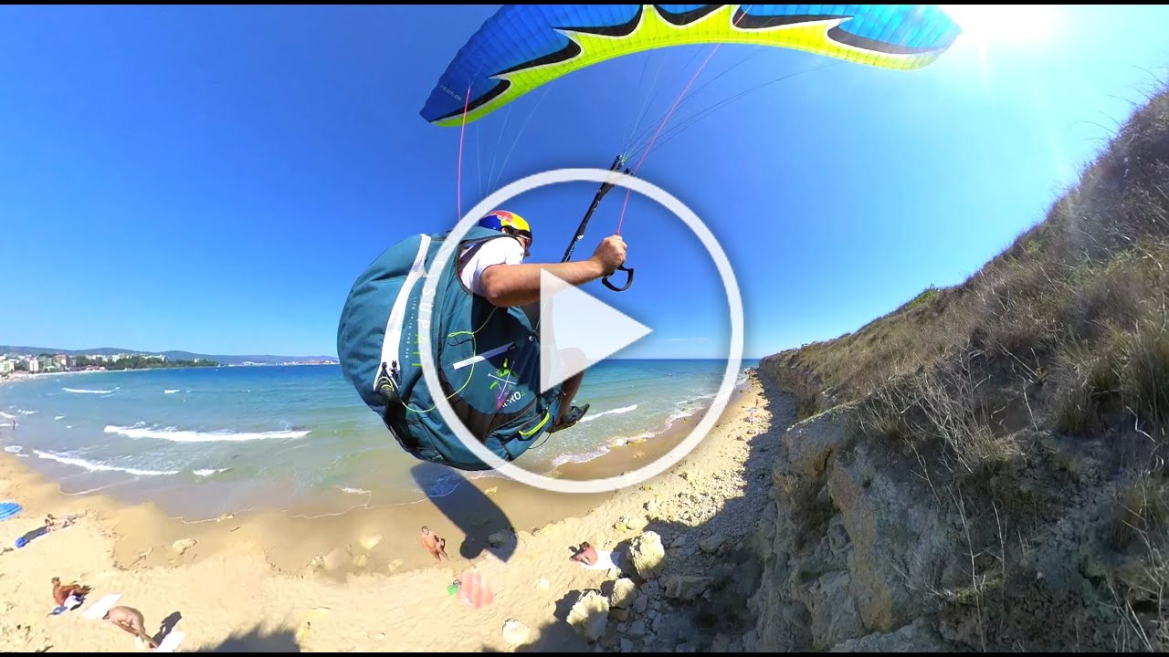 Normal Paraglider landing in front of the rocks ! - YouTube
