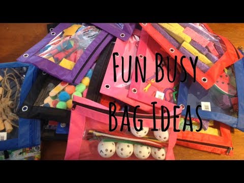 Busy Bags || Fun, Simple and Budget Friendly Busy Bag Ideas - YouTube