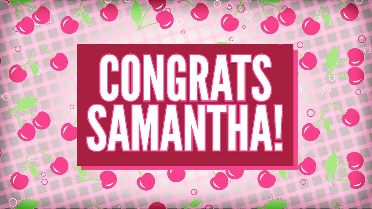 Congrats Samantha | 2020 Graduates - YouTube