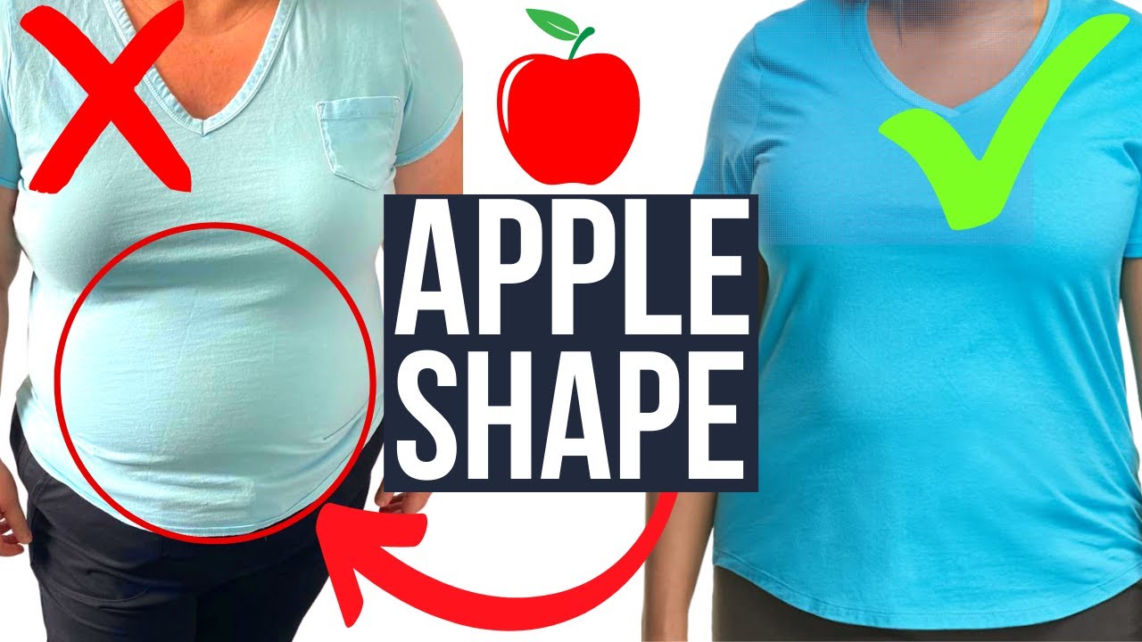 Over 50? 7 Hacks to HIDE an APPLE SHAPE Body, BIG Tummy & LOOKING ...