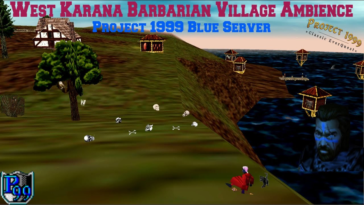 Everquest Project 1999: West Karana Barbarian Fishing Village - YouTube