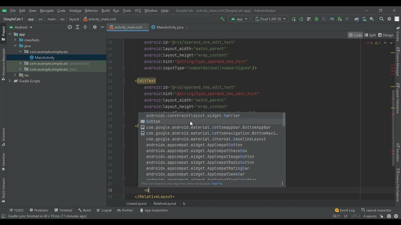 Tugas 7 Simplecalc | MOBILE PROGRAMMING - YouTube