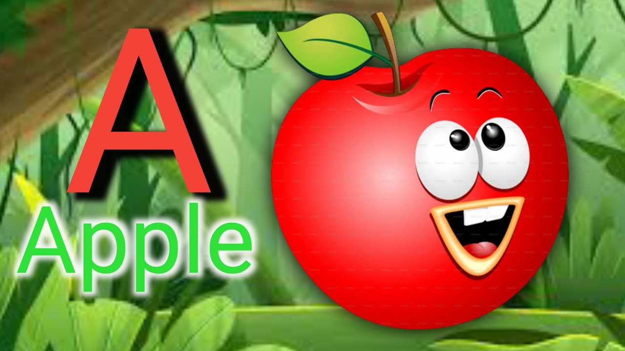 abcd a to z || a for apple b for boll - YouTube