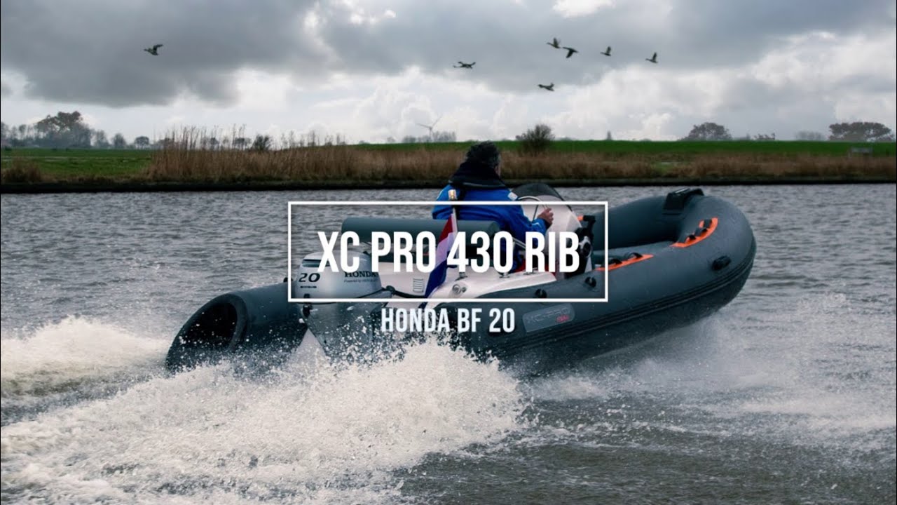 Blikvanger | XC Pro 430 | Honda BF20 - YouTube