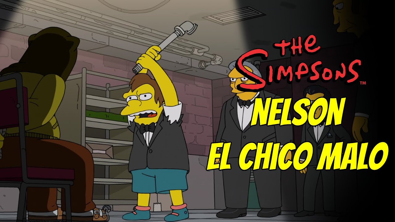 Los Simpson - Nelson el chico Malo - YouTube