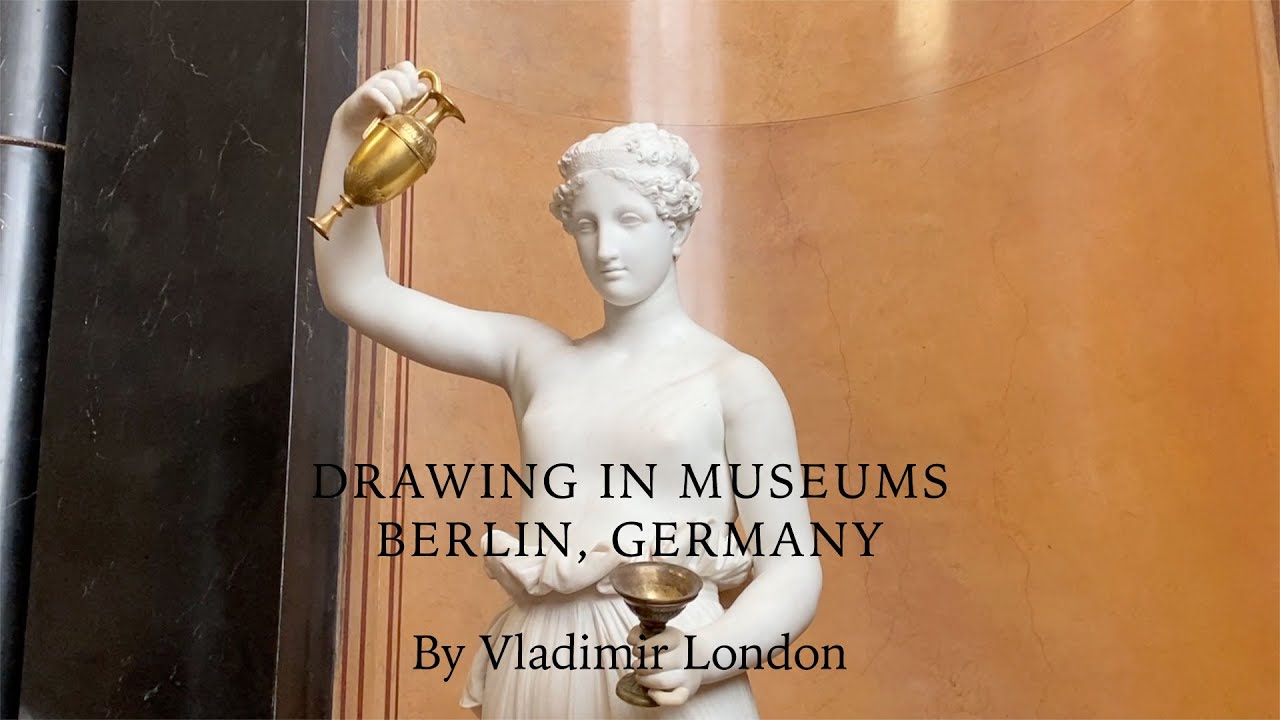 Drawing Sculptures in Berlin Museums - YouTube