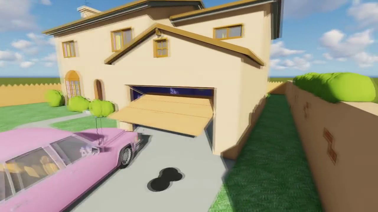 The simpson 3D house tour - YouTube