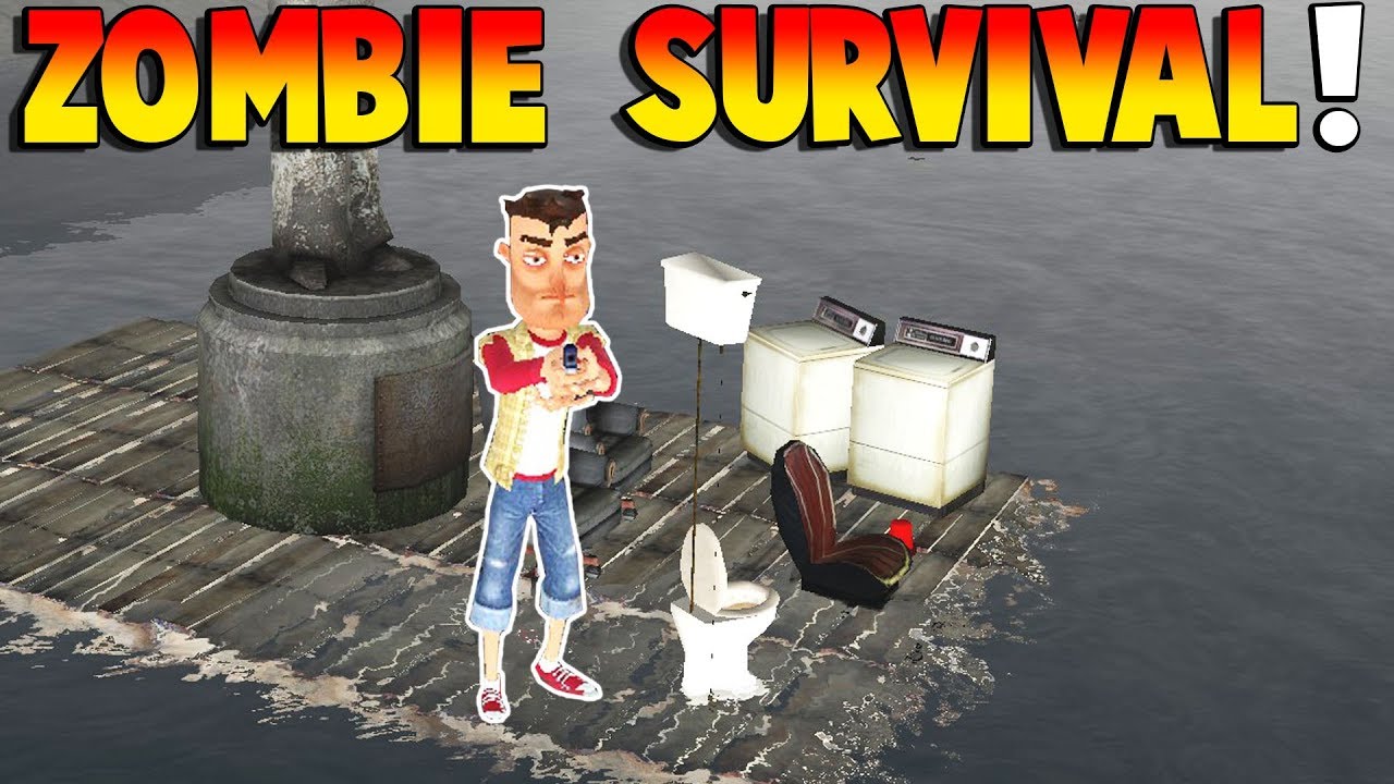 ZOMBIE HORDE SURVIVAL & BOAT BUILDING! | Garry's Mod Gameplay | Gmod ...