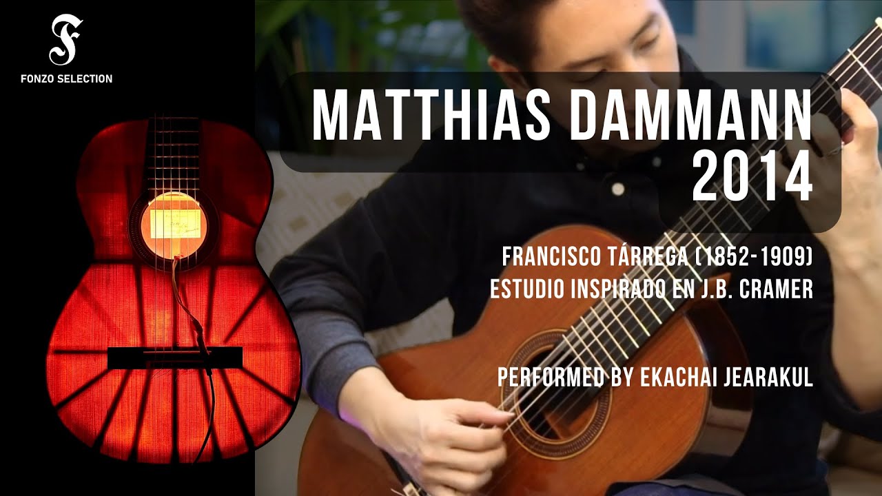 Matthias Dammann 2014 Francisco Tarrega ( 1852-1909) Estudio " Cramer ...