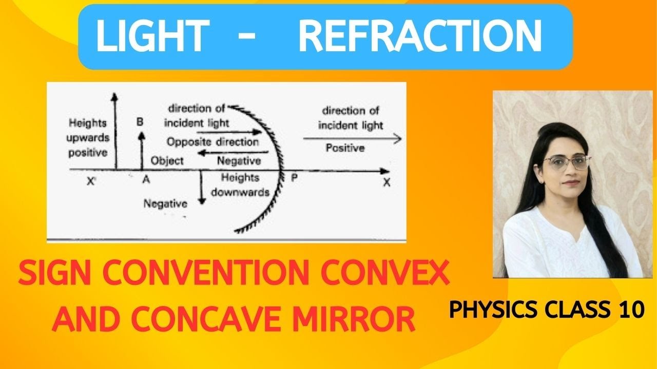 Light Class 10 SIGN CONVENTIONS | Reflection - YouTube