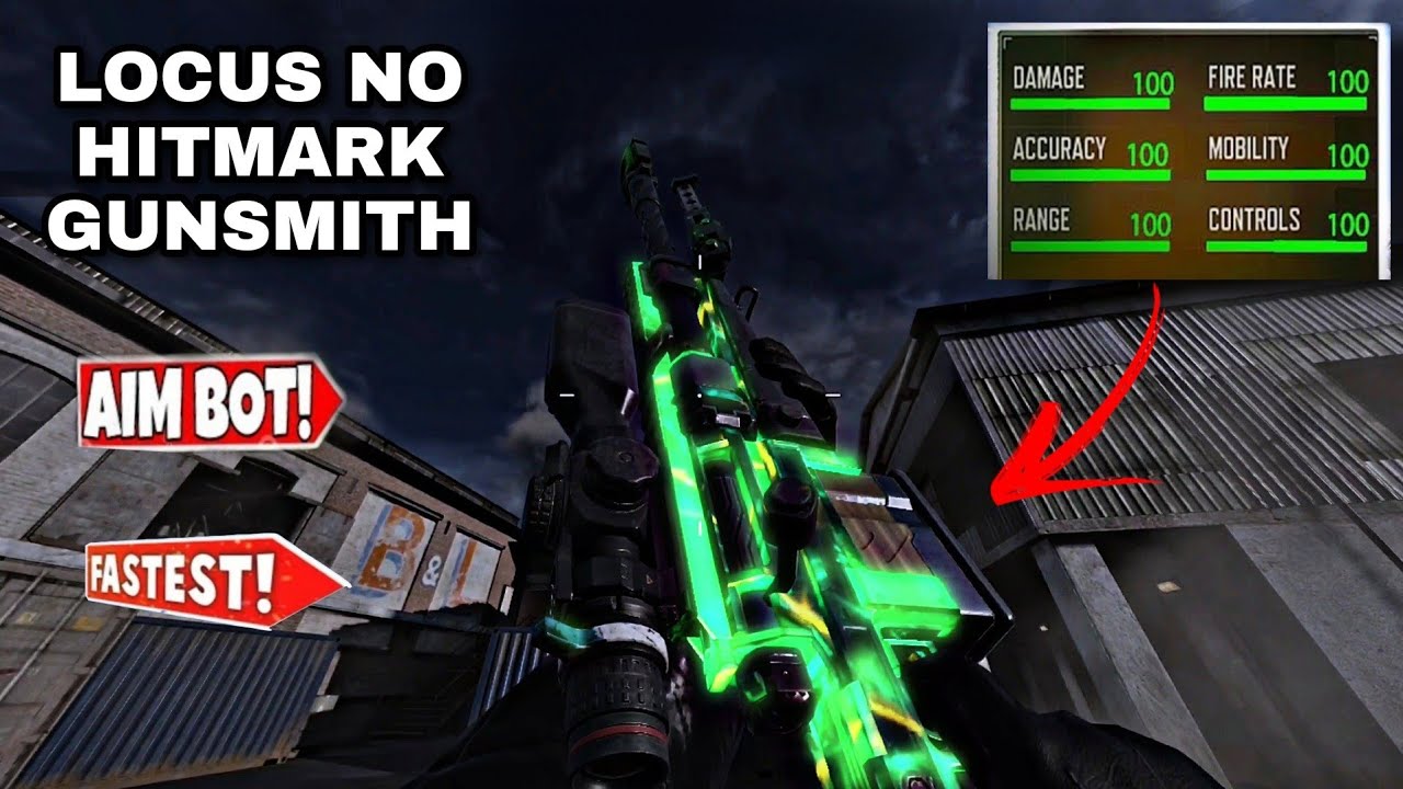 FASTEST ADS☢️🔥+NO HITMARKER LOCUS Gunsmith Setup! BEST Locus Loadout ...