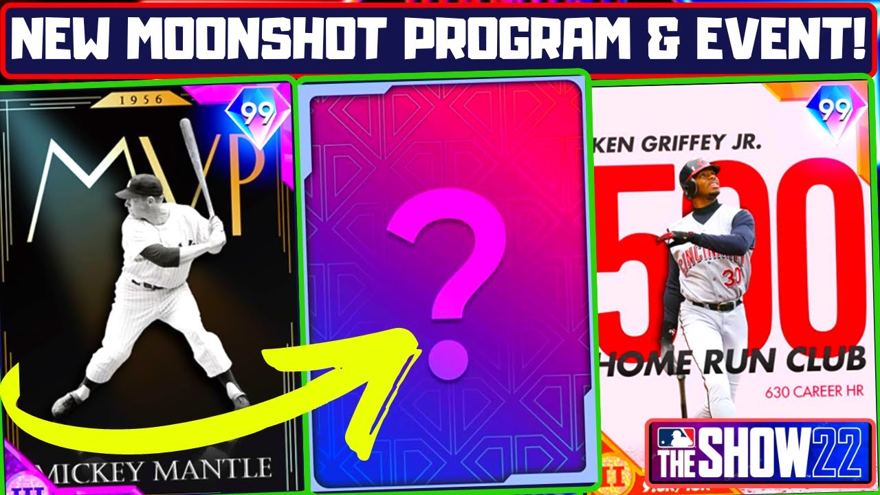 *NEW* MOONSHOT PROGRAM and EVENT COMING FRIDAY! MLB The Show 22 - YouTube