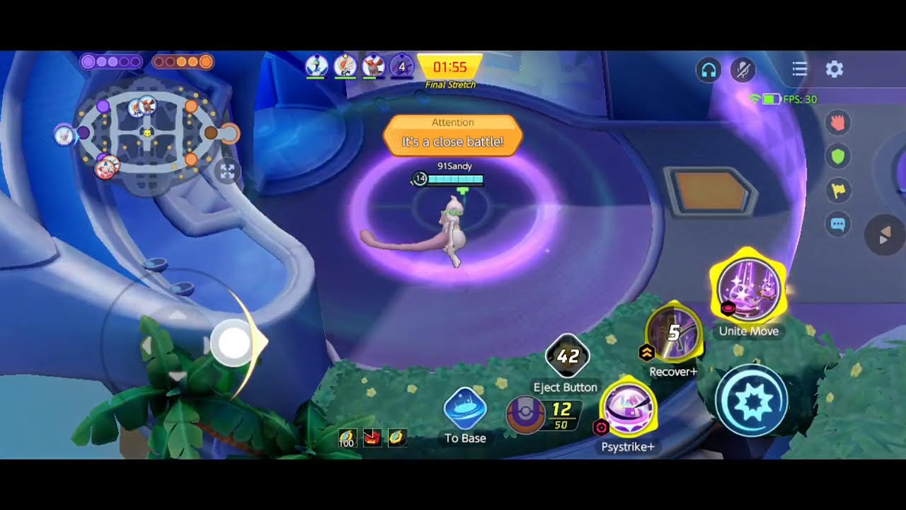 Pokemon Unite Live Mewtwo X Gameplay - YouTube
