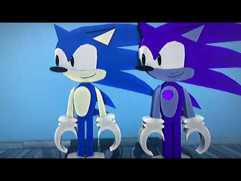 Amethyst and sonic doing work out - YouTube