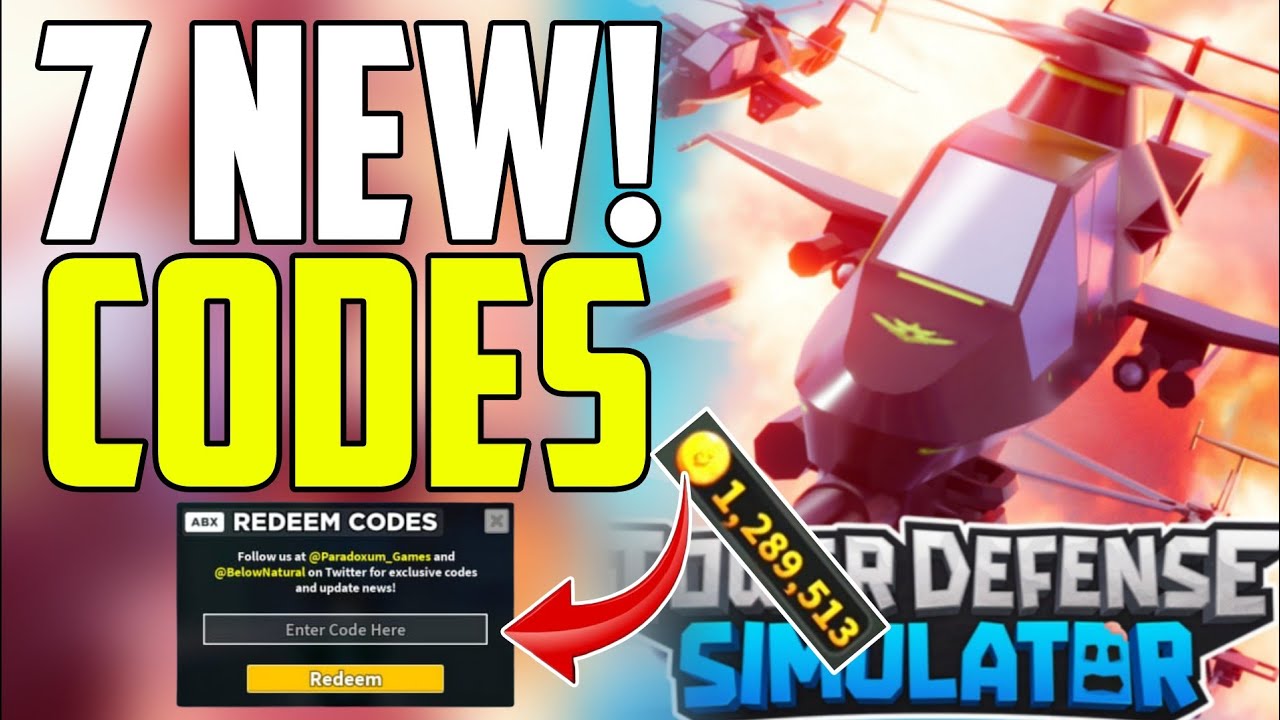⚠️SALE UPDATE!!⚠️️ TOWER DEFENSE SIMULATOR ROBLOX CODES 2024 - TOWER ...