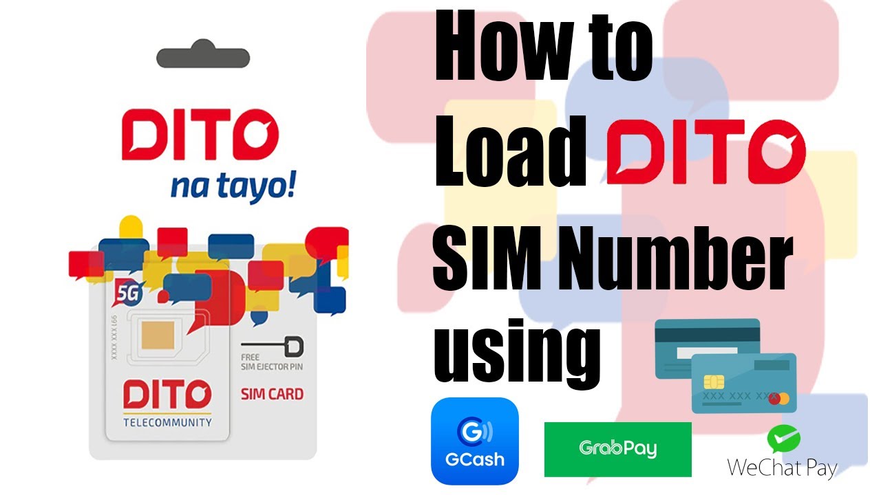 How to Load Dito Sim Number using Credit or Debit Card, G Cash, Grabpay ...