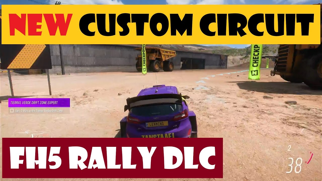NEW Custom Dirt Circuit for FH5 Rally Adventure DLC - YouTube
