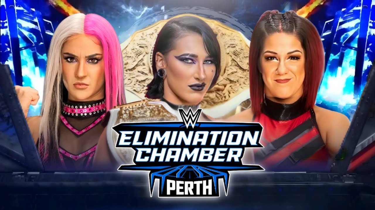 Rhea Ripley vs Bayley vs Dakota Kai Full Match WWE Elimination Chamber ...