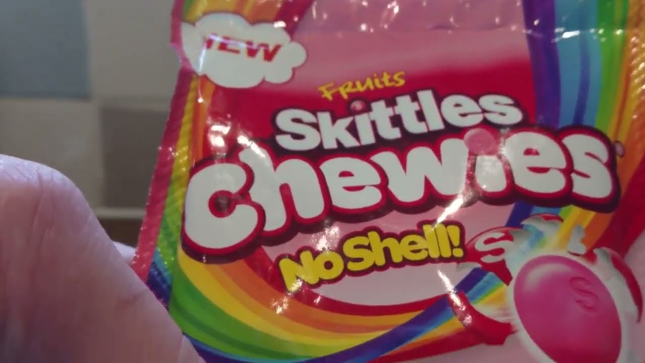 Skittles Chewies No Shell! Review - YouTube