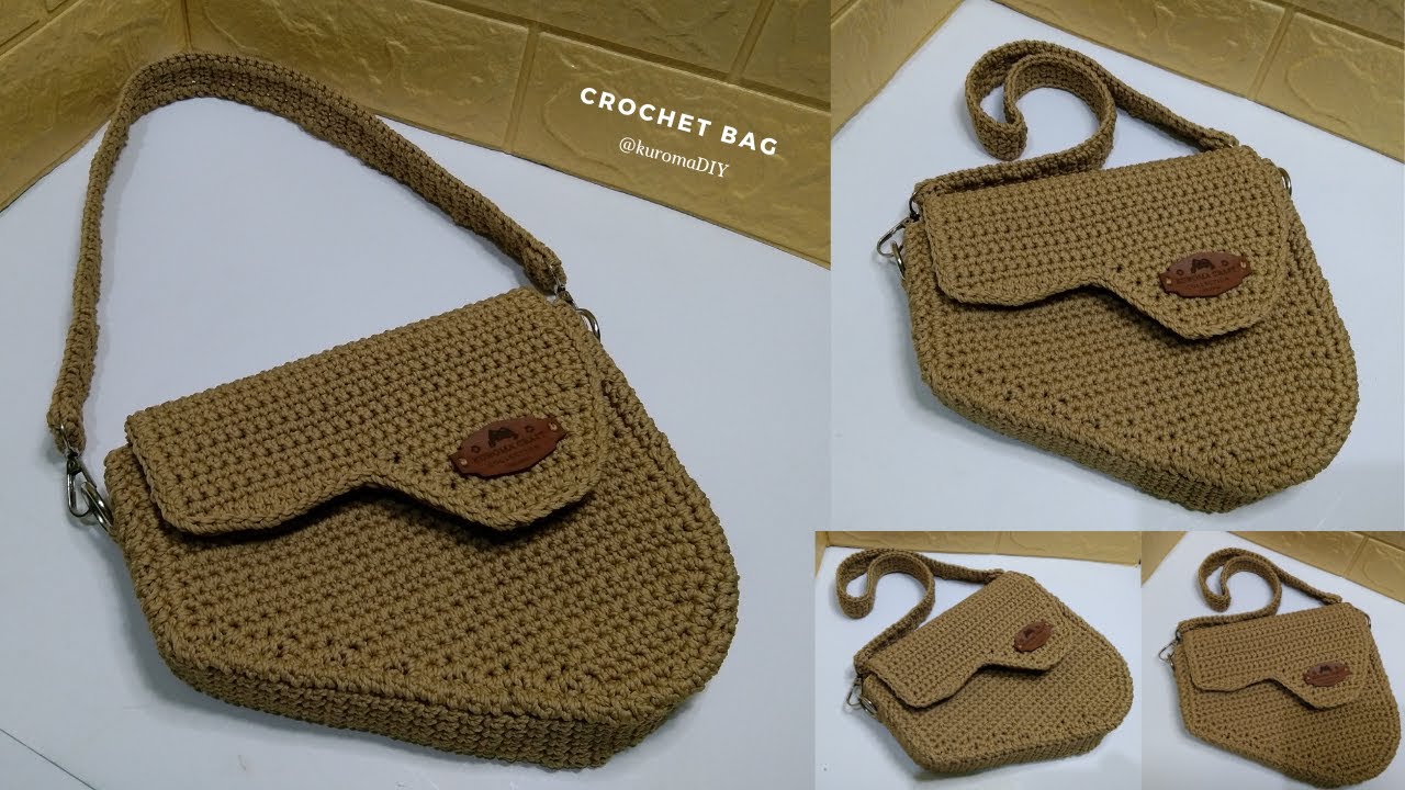 NEW KOREAN CROCHET BAG, KOREAN STYLE CROCHET | DIY CROCHET BAG - YouTube