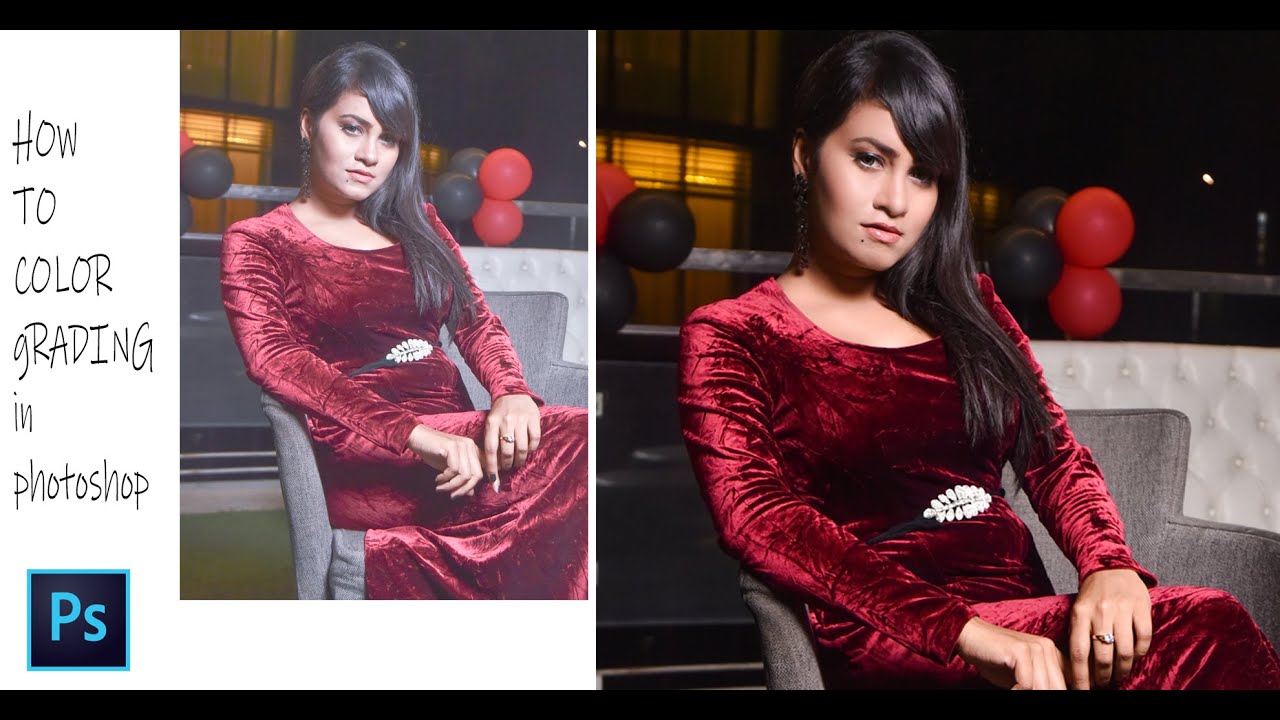 Color Grade a Girls Photo's in Your Adobe Photoshop cc 2020 - YouTube