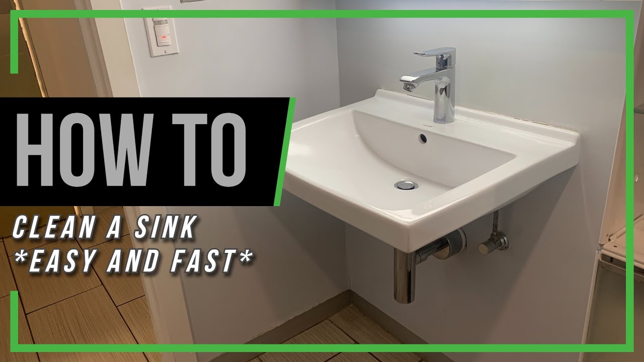 How To Clean Bathroom Sinks 🧽 Correctly Wash Bathroom Sinks┃Attain ...