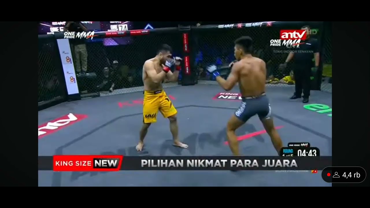 PEREBUTAN SABUK ANTARA RONAL SIAHAAN VS ANGGA #boxing #onepridemma #mma ...