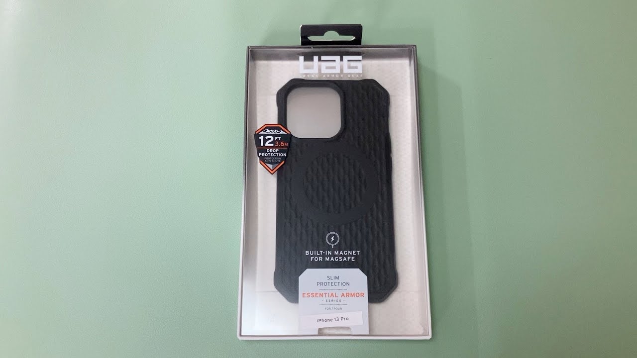 UAG Essential Armor (MagSafe)- IP 13 Pro - YouTube