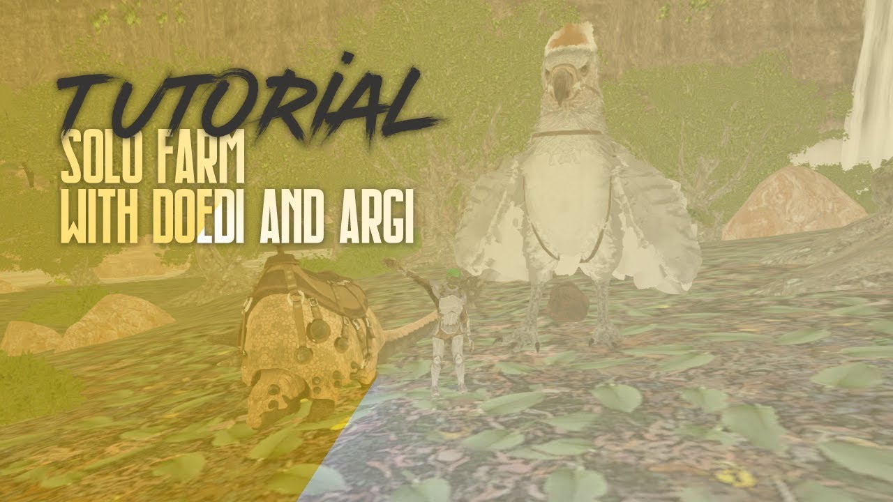 ARK Tips&Tricks - Solo Farming with Doedi and Argi (Classic PVP) - YouTube