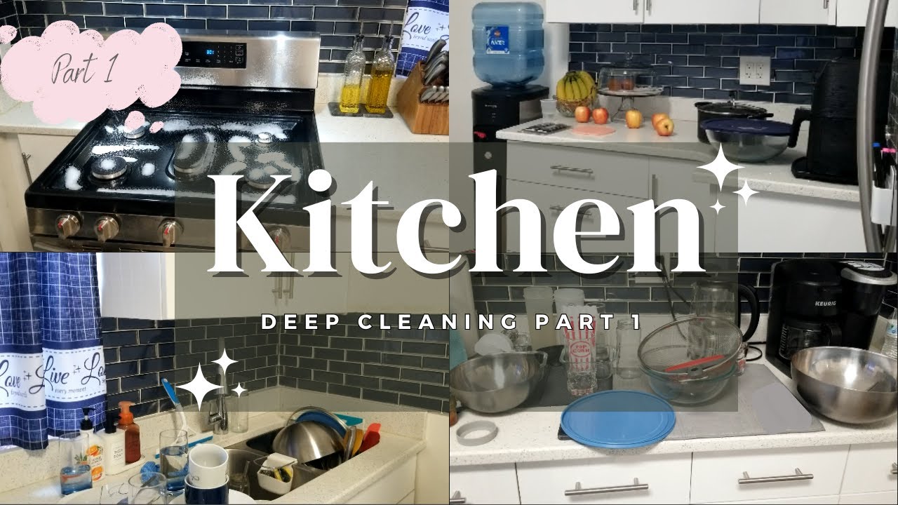 Kitchen Deep Clean and Organization Part 1 - YouTube