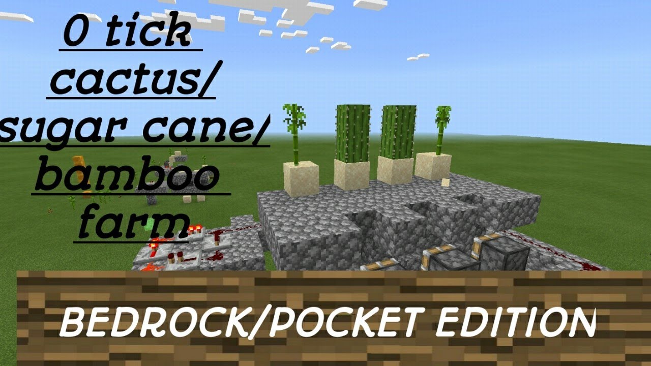 0_tick~bamboo~cactus farm~ 1.14withproof💯~bedrock~pocketedition ...
